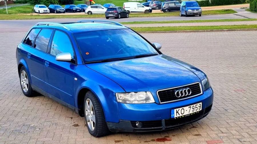 Синий Ауди А4 2003 в Цесис, объемом двигателя 1.90 л и пробегом 533 тыс. км за 1650 €, фото 3 на AUTOMOTO.COM.LV