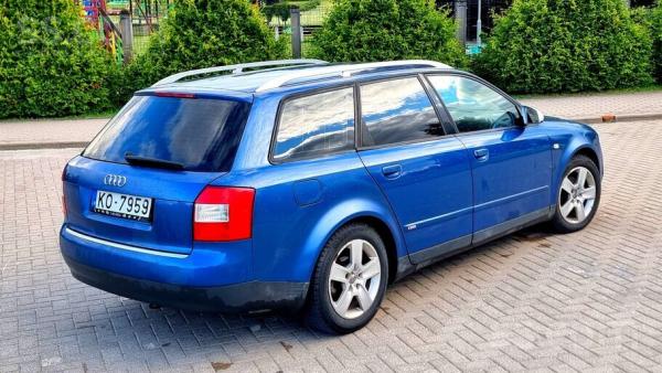 Blue Audi A4 2003 in Cesis, with an engine capacity of 1.90 L and mileage of 533 thousand km for 1700 €, photo 4 on AUTOMOTO.COM.LV