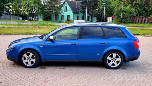 Blue Audi A4 2003 in Cesis, with an engine capacity of 1.90 L and mileage of 533 thousand km for 1700 €, photo 8 on AUTOMOTO.COM.LV
