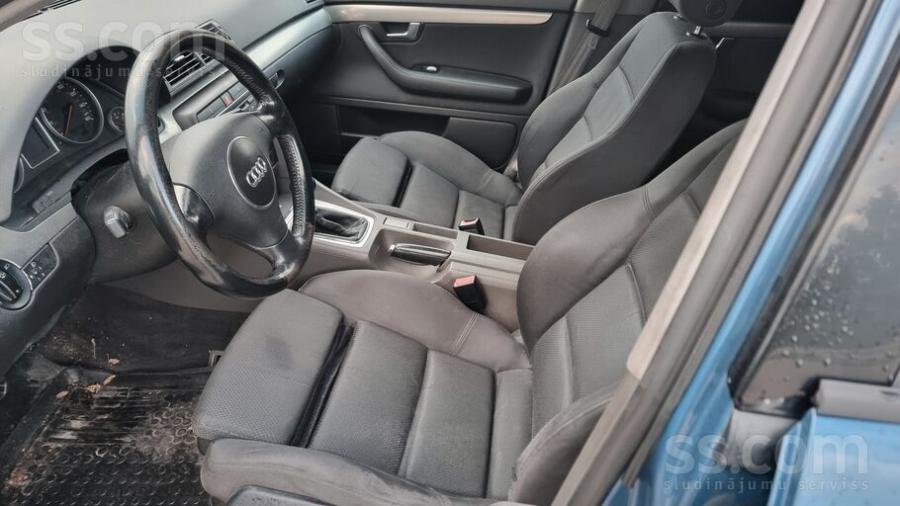 Zils Audi A4 2003 Cēsis, ar dzinēja tilpumu 1.90 L un nobraukumu 533 tūkst. km par 1700 €, foto 15 vietnē AUTOMOTO.COM.LV