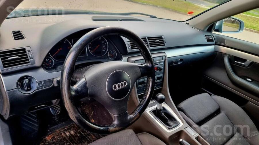 Zils Audi A4 2003 Cēsis, ar dzinēja tilpumu 1.90 L un nobraukumu 533 tūkst. km par 1700 €, foto 16 vietnē AUTOMOTO.COM.LV