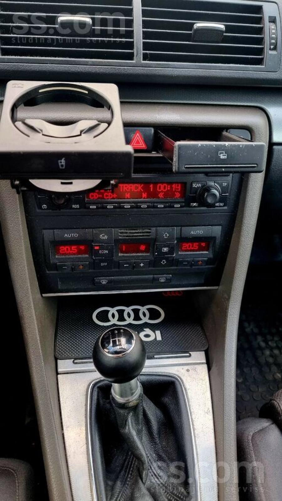 Zils Audi A4 2003 Cēsis, ar dzinēja tilpumu 1.90 L un nobraukumu 533 tūkst. km par 1700 €, foto 19 vietnē AUTOMOTO.COM.LV