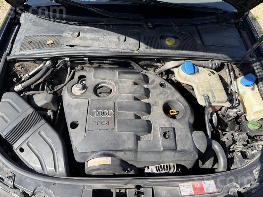 Blue Audi A4 2003 in Riga, with an engine capacity of 1.90 L and mileage of 323 thousand km for 2500 €, photo 8 on AUTOMOTO.COM.LV