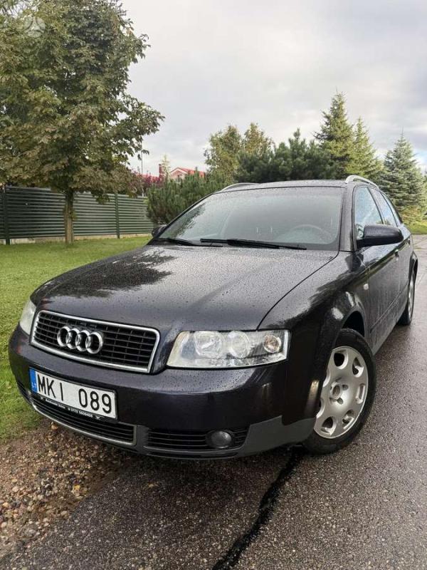 Blue Audi A4 2003 in Vilnius, with an engine capacity of 1.90 L and mileage of 313 thousand km for 1850 €, photo 3 on AUTOMOTO.COM.LV