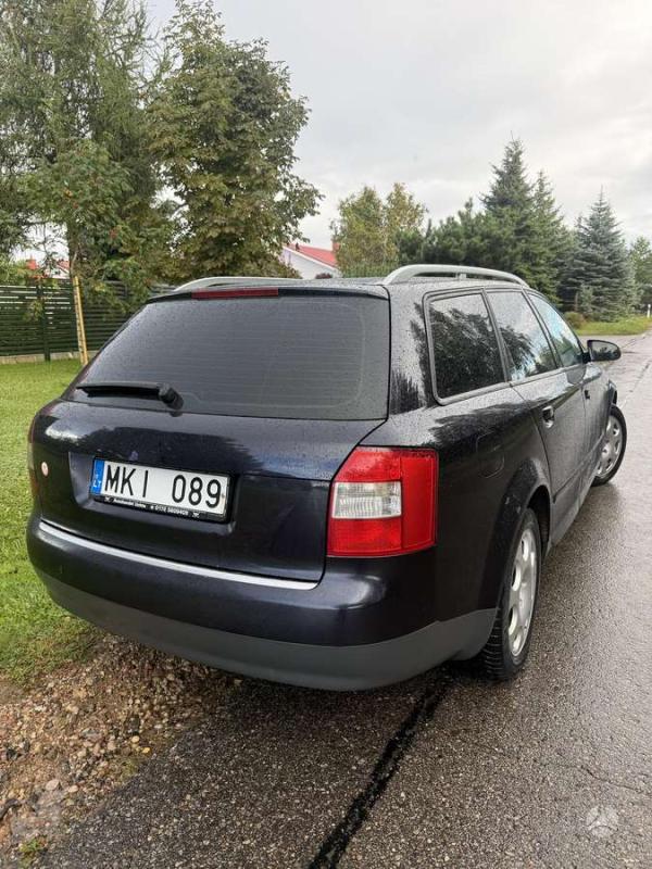 Blue Audi A4 2003 in Vilnius, with an engine capacity of 1.90 L and mileage of 313 thousand km for 1850 €, photo 6 on AUTOMOTO.COM.LV