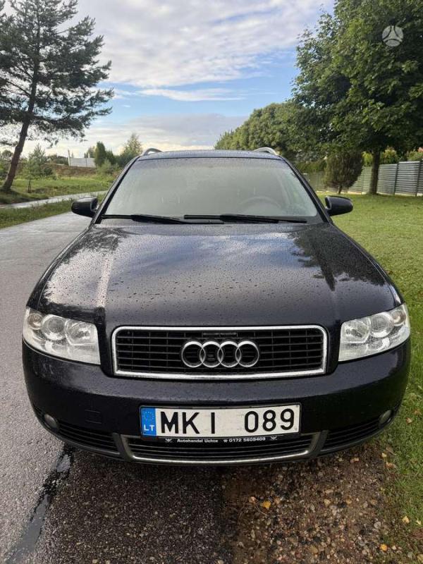 Blue Audi A4 2003 in Vilnius, with an engine capacity of 1.90 L and mileage of 313 thousand km for 1850 €, photo 8 on AUTOMOTO.COM.LV