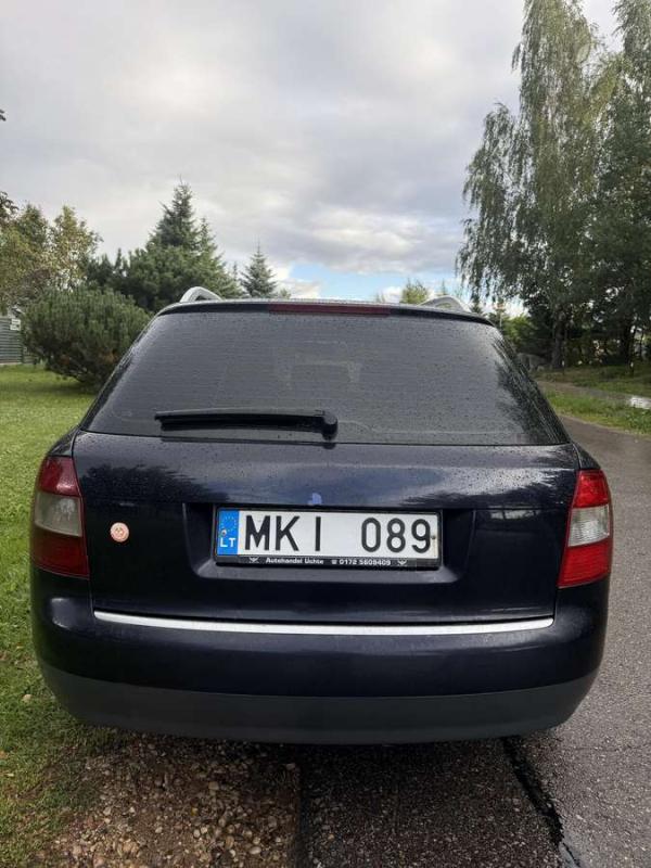 Blue Audi A4 2003 in Vilnius, with an engine capacity of 1.90 L and mileage of 313 thousand km for 1850 €, photo 9 on AUTOMOTO.COM.LV