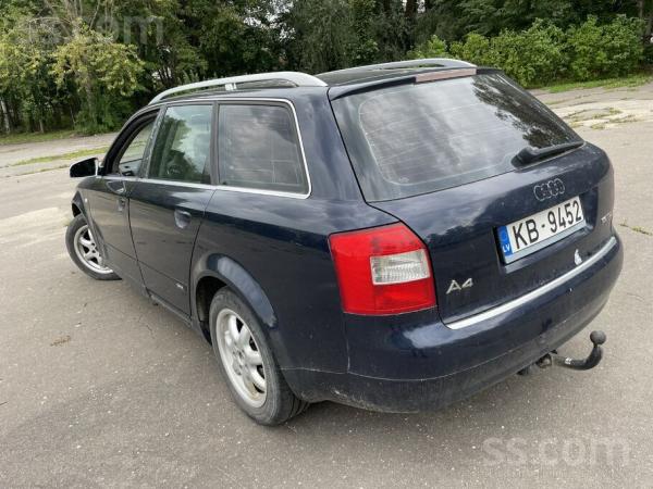 Blue Audi A4 2003 in Riga, with an engine capacity of 1.90 L and mileage of 360 thousand km for 1000 €, photo 5 on AUTOMOTO.COM.LV