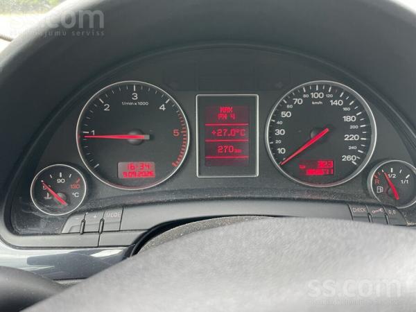 Blue Audi A4 2003 in Riga, with an engine capacity of 1.90 L and mileage of 360 thousand km for 1000 €, photo 9 on AUTOMOTO.COM.LV