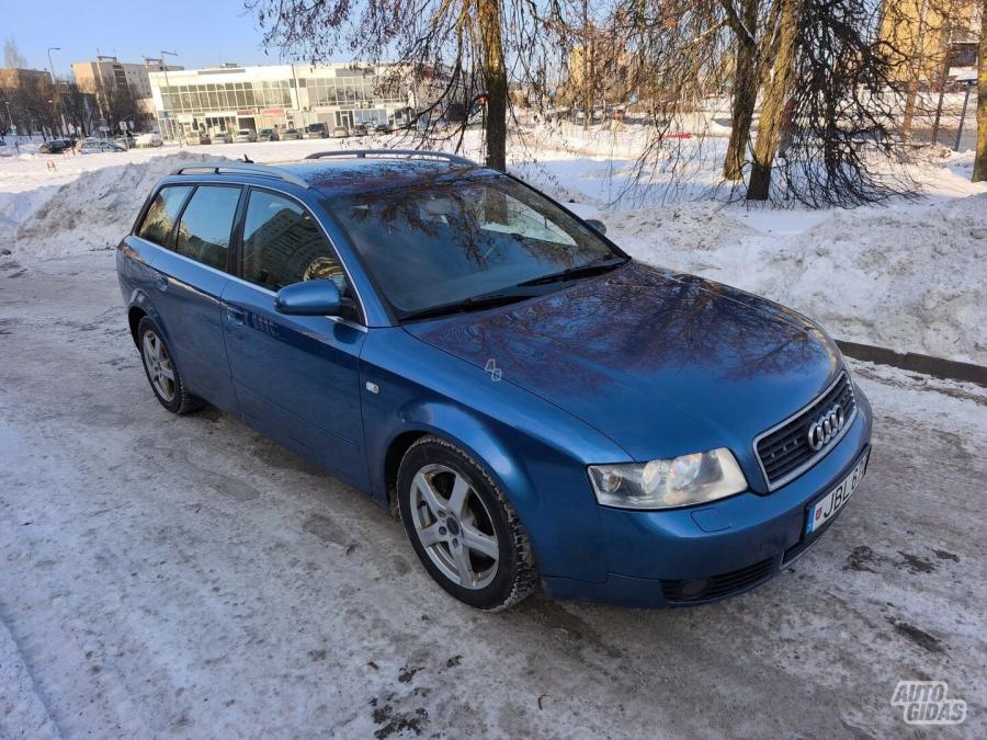 Blue Audi A4 2004 in Vilnius, with an engine capacity of 2.50 L and mileage of 365 thousand km for 1100 €, photo 1 on AUTOMOTO.COM.LV