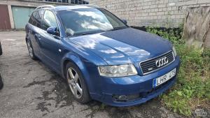 Blue Audi A4 2004 in Vilnius, with an engine capacity of 2.50 L and mileage of 345 thousand km for 1000 €, photo  on AUTOMOTO.COM.LV