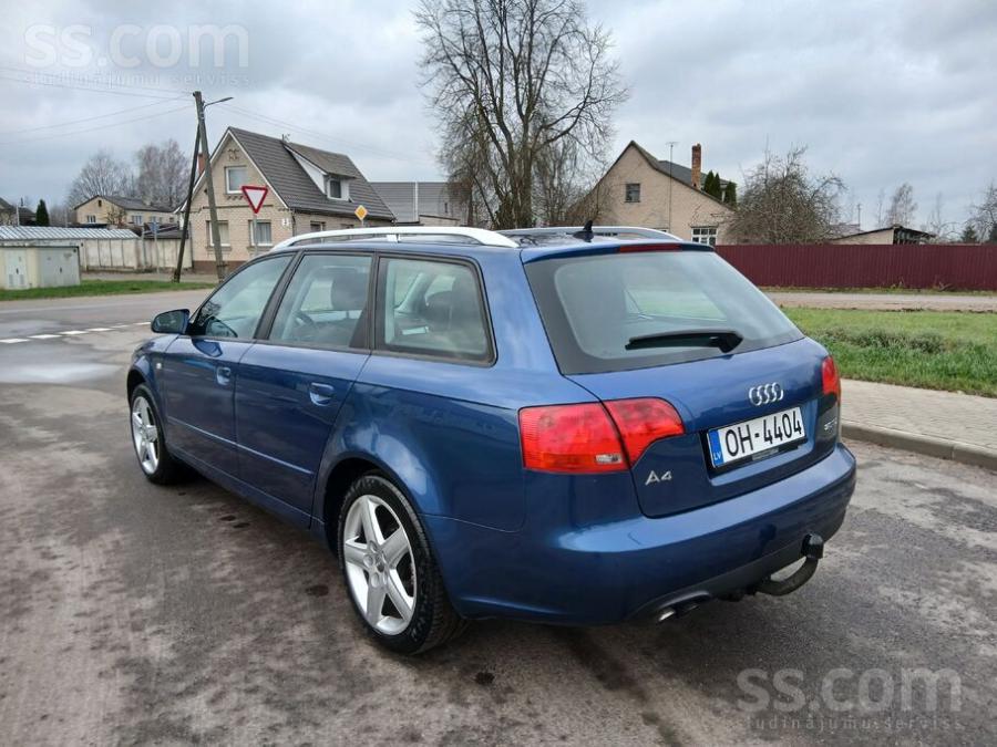 Zils Audi A4 2005 Daugavpils, ar dzinēja tilpumu 2.00 L un nobraukumu 347 tūkst. km par 3450 €, foto 3 vietnē AUTOMOTO.COM.LV