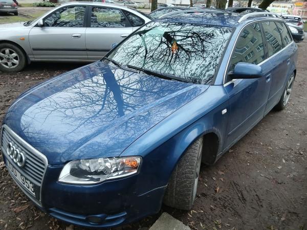 Zils Audi A4 2005 Kauņa, ar dzinēja tilpumu 2.00 L un nobraukumu 257 tūkst. km par 1250 €, foto 2 vietnē AUTOMOTO.COM.LV