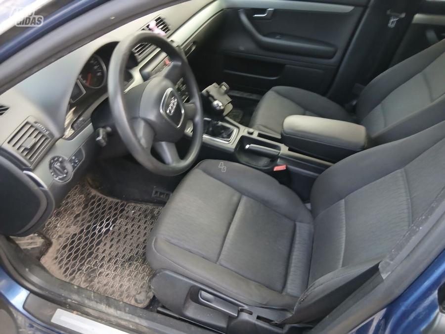 Blue Audi A4 2005 in Kaunas, with an engine capacity of 2.00 L and mileage of 257 thousand km for 1250 €, photo 7 on AUTOMOTO.COM.LV
