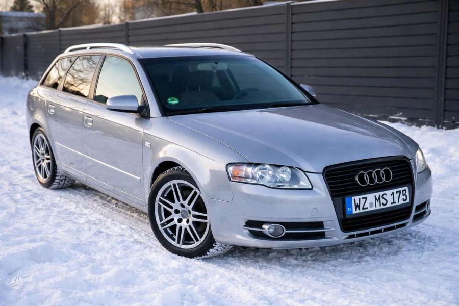 Zils Audi A4 2005 Kauņa, ar dzinēja tilpumu 1.90 L un nobraukumu 278 tūkst. km par 3450 €, foto 1 vietnē AUTOMOTO.COM.LV