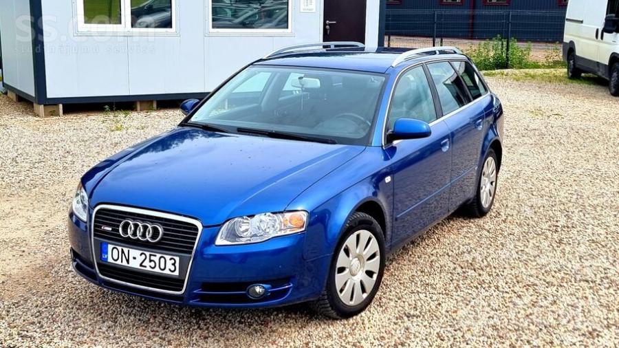 Zils Audi A4 2005 Cēsis, ar dzinēja tilpumu 2.00 L un nobraukumu 465 tūkst. km par 2500 €, foto 1 vietnē AUTOMOTO.COM.LV