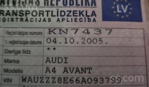 Blue Audi A4 2005 in Riga, with an engine capacity of 2.00 L and mileage of 370 thousand km for 2200 €, photo 3 on AUTOMOTO.COM.LV