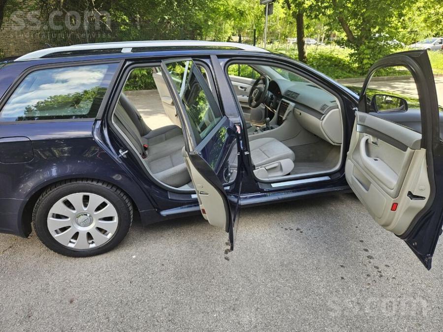 Blue Audi A4 2005 in Riga, with an engine capacity of 2.00 L and mileage of 370 thousand km for 2200 €, photo 6 on AUTOMOTO.COM.LV