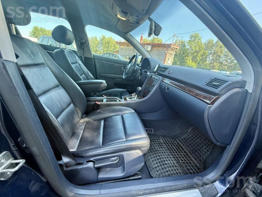 Blue Audi A4 2005 in Riga, with an engine capacity of 3.00 L and mileage of 0 thousand km for 1350 €, photo 14 on AUTOMOTO.COM.LV