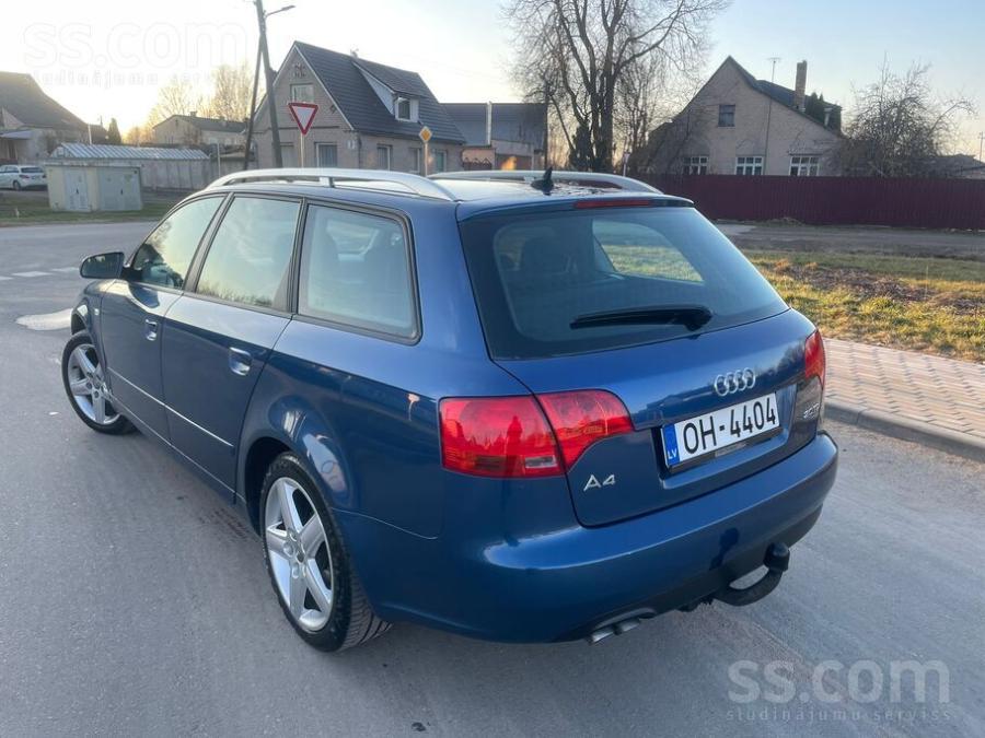 Zils Audi A4 2005 Daugavpils, ar dzinēja tilpumu 2.00 L un nobraukumu 347 tūkst. km par 2750 €, foto 6 vietnē AUTOMOTO.COM.LV