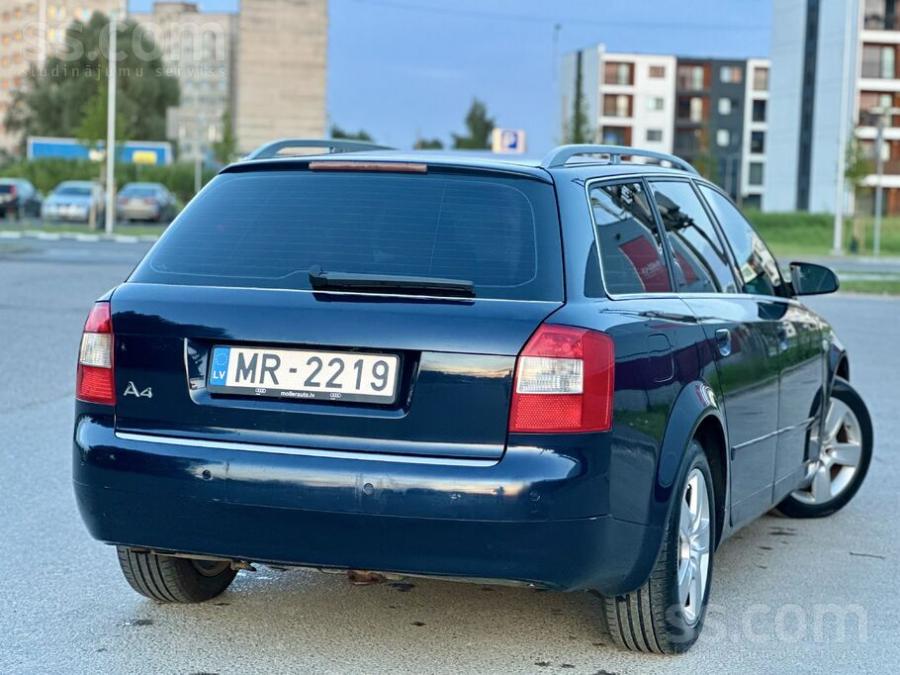 Blue Audi A4 2005 in Jelgava, with an engine capacity of 1.90 L and mileage of 0 thousand km for 1950 €, photo 4 on AUTOMOTO.COM.LV