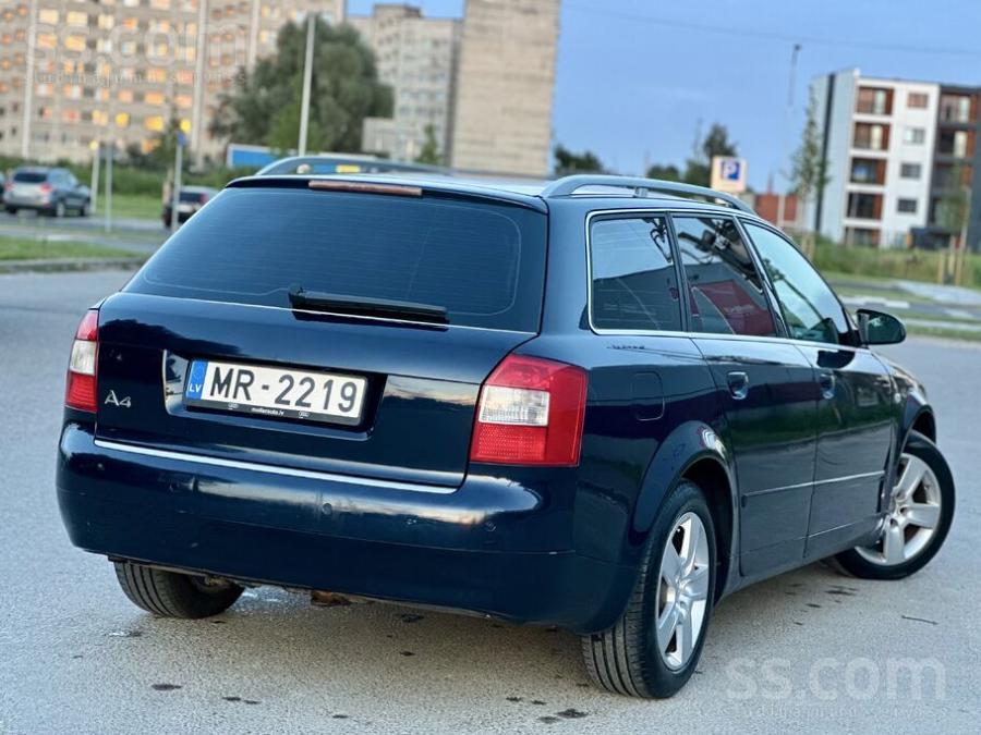 Blue Audi A4 2005 in Jelgava, with an engine capacity of 1.90 L and mileage of 0 thousand km for 1950 €, photo 7 on AUTOMOTO.COM.LV