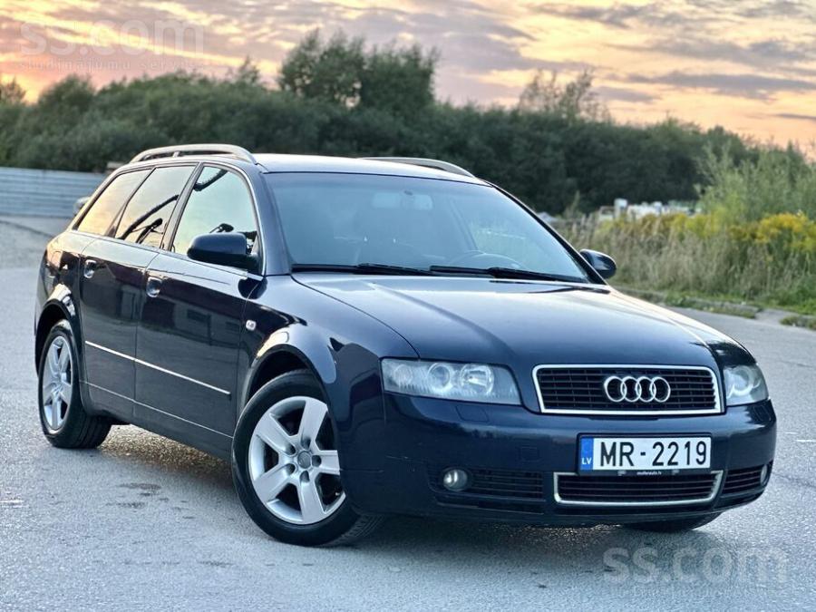 Blue Audi A4 2005 in Jelgava, with an engine capacity of 1.90 L and mileage of 0 thousand km for 1950 €, photo 8 on AUTOMOTO.COM.LV
