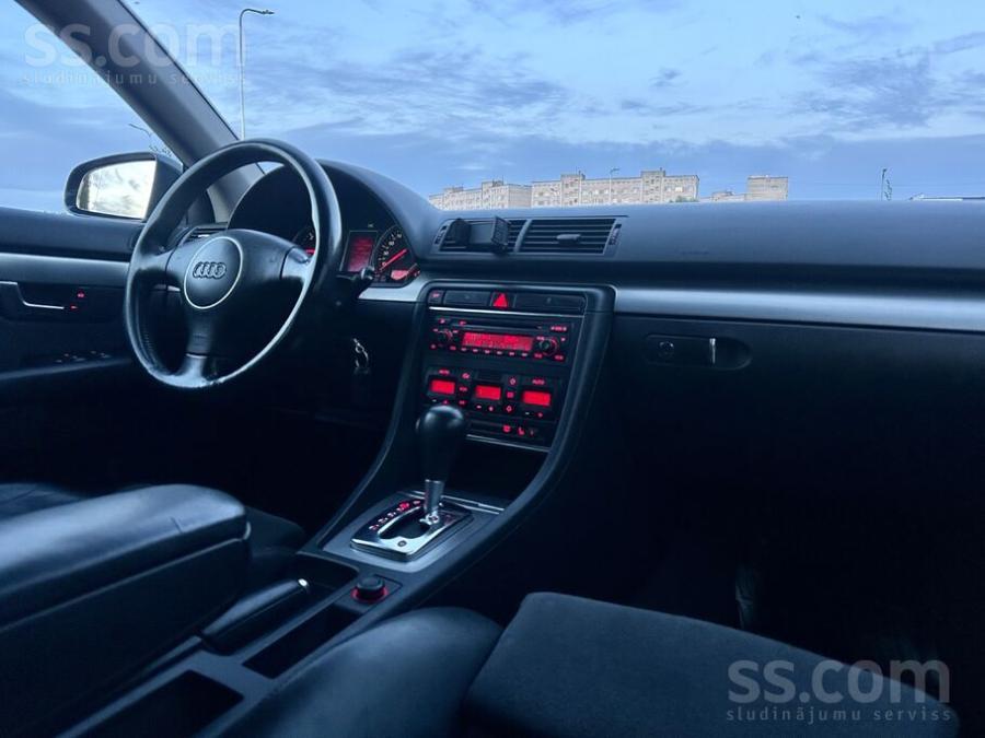 Blue Audi A4 2005 in Jelgava, with an engine capacity of 1.90 L and mileage of 0 thousand km for 1950 €, photo 15 on AUTOMOTO.COM.LV