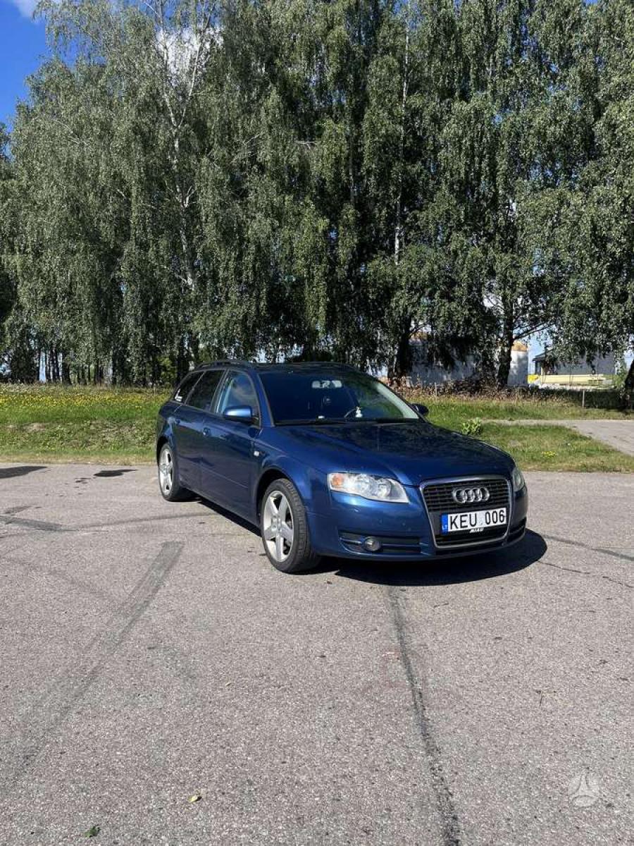 Zils Audi A4 2005 Vilkaviškis, ar dzinēja tilpumu 1.90 L un nobraukumu 308 tūkst. km par 2050 €, foto 1 vietnē AUTOMOTO.COM.LV
