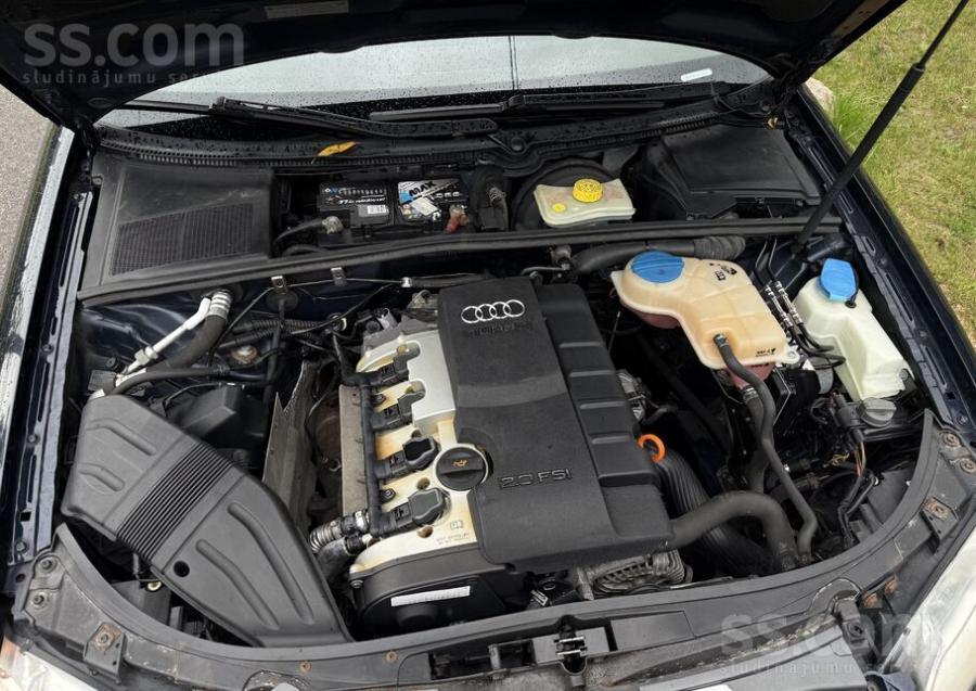Zils Audi A4 2005 Rīga, ar dzinēja tilpumu 2.00 L un nobraukumu 361 tūkst. km par 1690 €, foto 7 vietnē AUTOMOTO.COM.LV