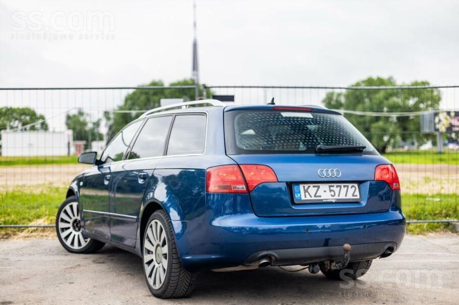Zils Audi A4 2006 Rīga, ar dzinēja tilpumu 3.00 L un nobraukumu 338 tūkst. km par 4290 €, foto 6 vietnē AUTOMOTO.COM.LV