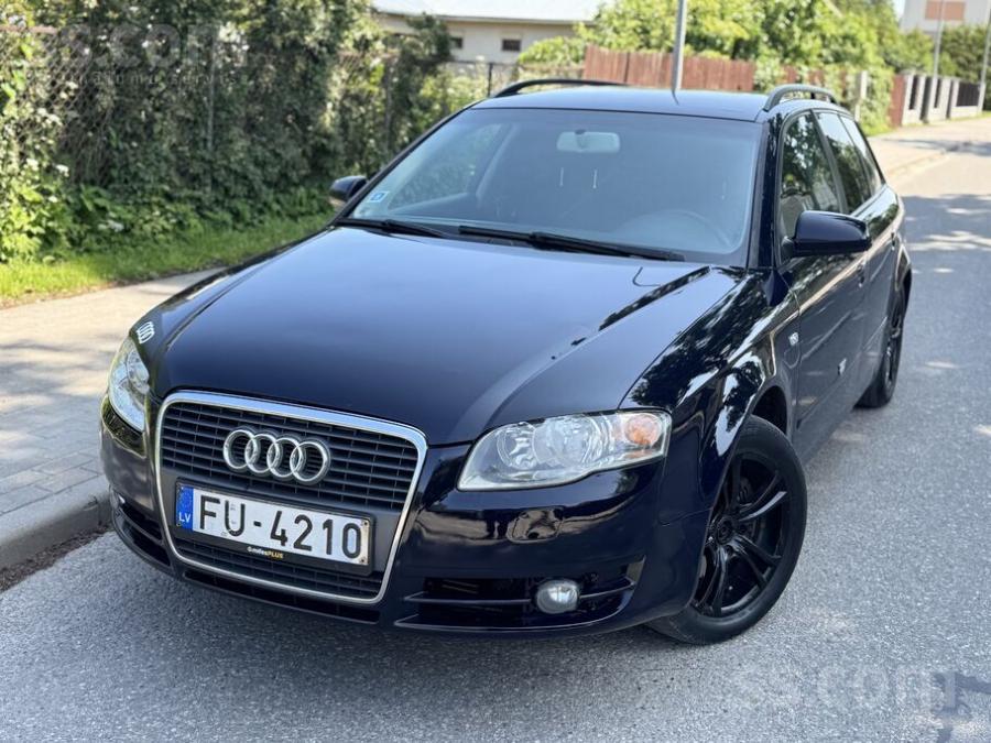 Blue Audi A4 2006 in Jelgava, with an engine capacity of 2.00 L and mileage of 378 thousand km for 8500 €, photo 1 on AUTOMOTO.COM.LV