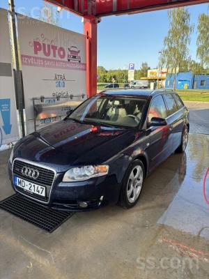 Blue Audi A4 2006 in Saldus, with an engine capacity of 3.00 L and mileage of 384 thousand km for 2695 €, photo 1 on AUTOMOTO.COM.LV