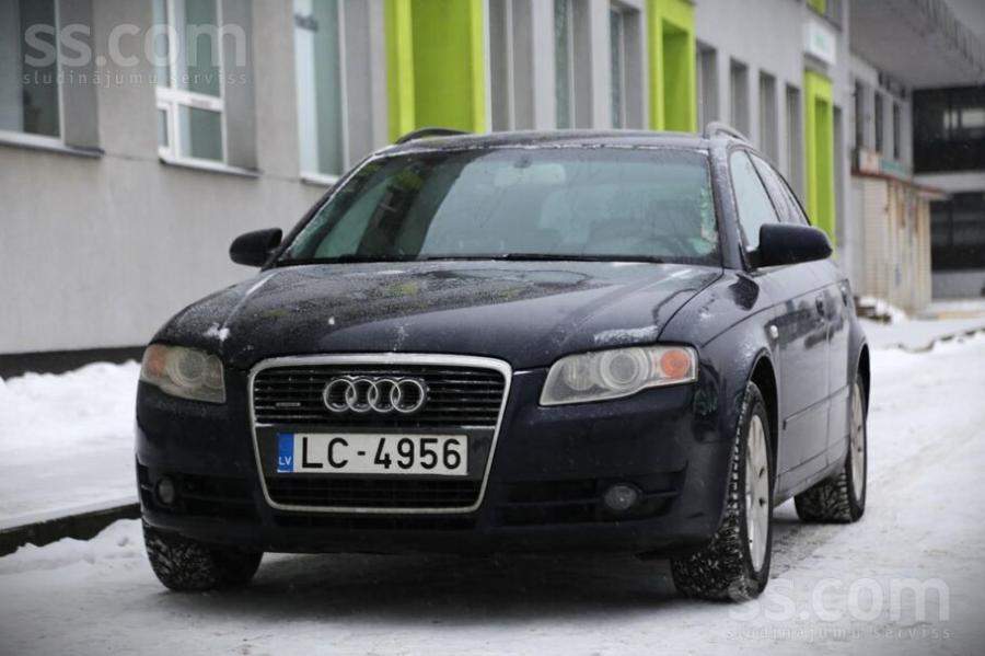 Blue Audi A4 2006 in Riga, with an engine capacity of 3.00 L and mileage of 347 thousand km for 2495 €, photo 1 on AUTOMOTO.COM.LV