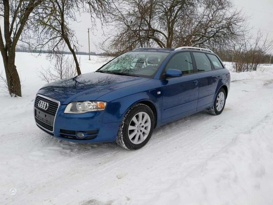 Blue Audi A4 2006 in Kedainiai, with an engine capacity of 1.99 L and mileage of 210 thousand km for 3150 €, photo 1 on AUTOMOTO.COM.LV