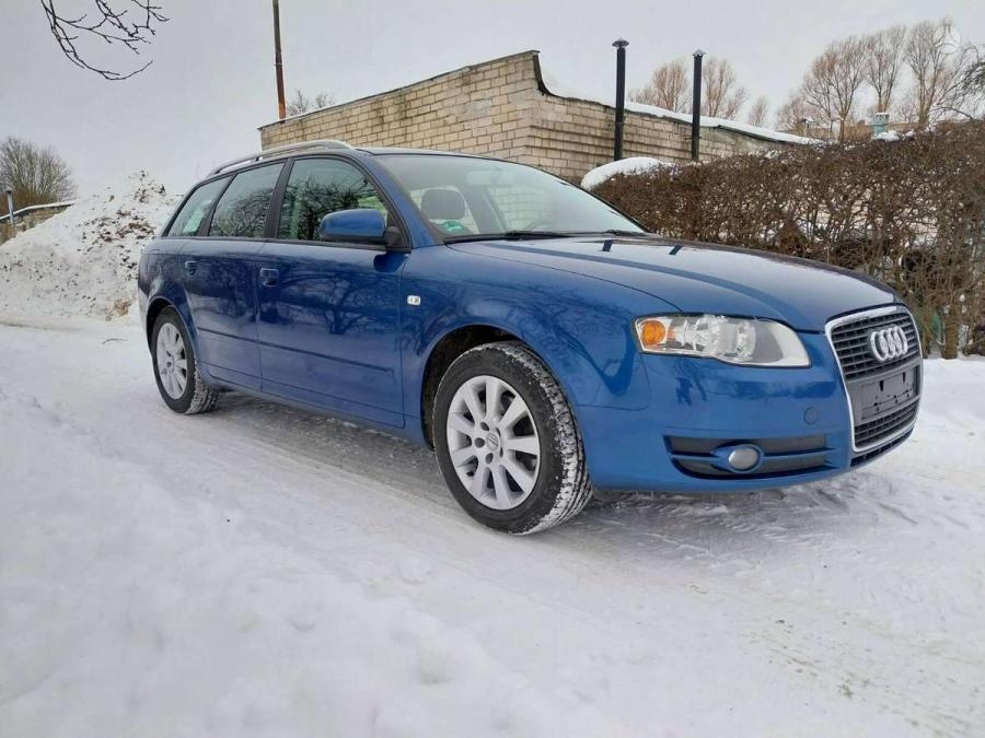 Blue Audi A4 2006 in Kedainiai, with an engine capacity of 1.99 L and mileage of 210 thousand km for 3150 €, photo 2 on AUTOMOTO.COM.LV