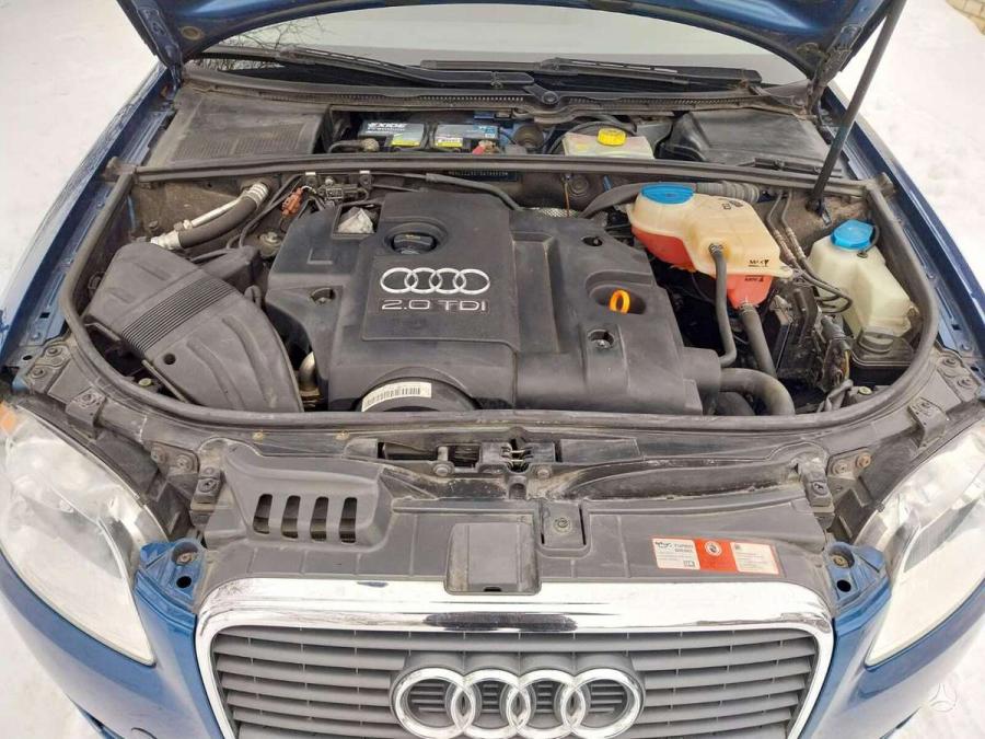 Blue Audi A4 2006 in Kedainiai, with an engine capacity of 1.99 L and mileage of 210 thousand km for 3150 €, photo 13 on AUTOMOTO.COM.LV
