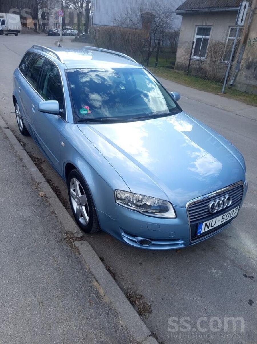 Blue Audi A4 2006 in Riga, with an engine capacity of 2.00 L and mileage of 198 thousand km for 3700 €, photo 1 on AUTOMOTO.COM.LV
