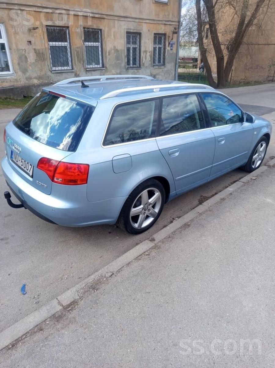 Blue Audi A4 2006 in Riga, with an engine capacity of 2.00 L and mileage of 198 thousand km for 3700 €, photo 3 on AUTOMOTO.COM.LV