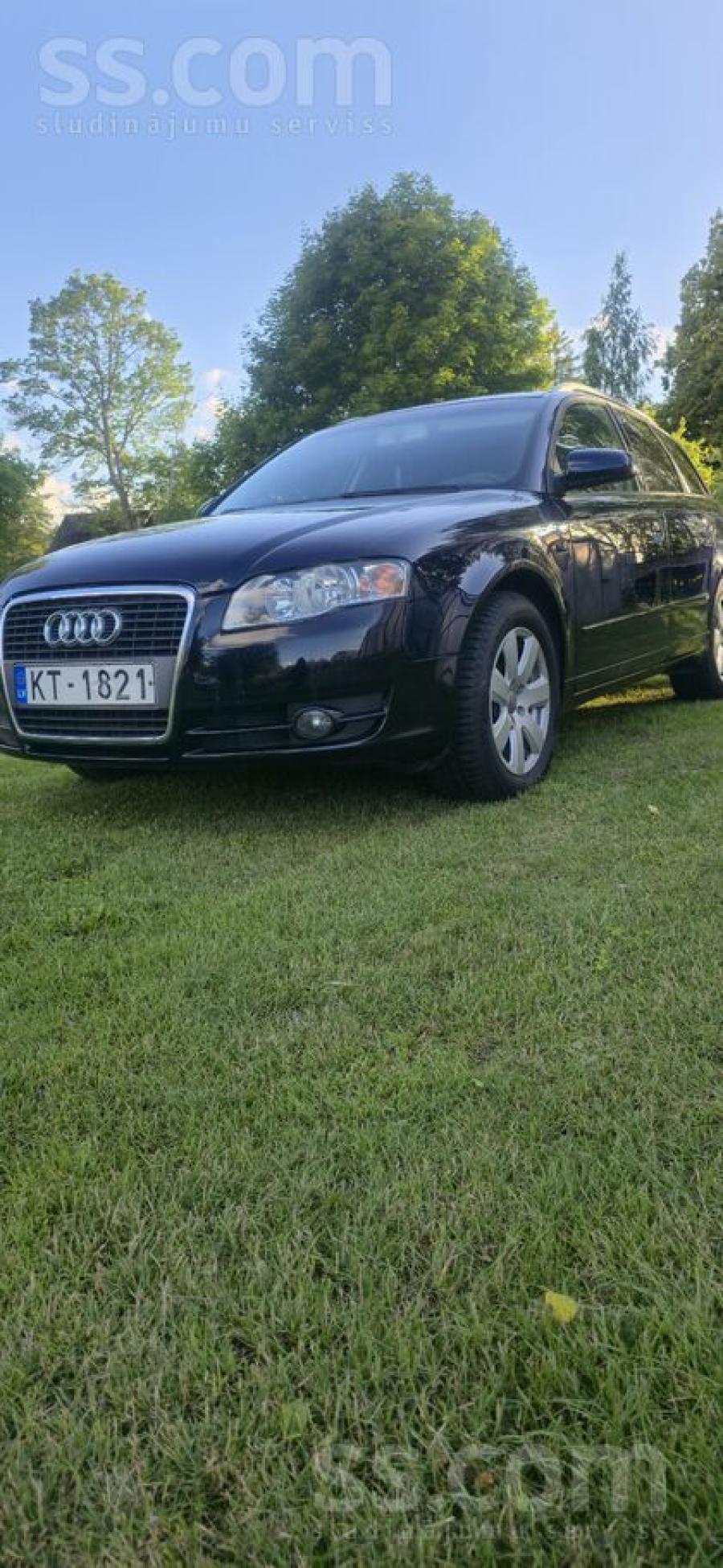 Blue Audi A4 2006 in Kuldiga, with an engine capacity of 1.90 L and mileage of 271 thousand km for 1350 €, photo 3 on AUTOMOTO.COM.LV
