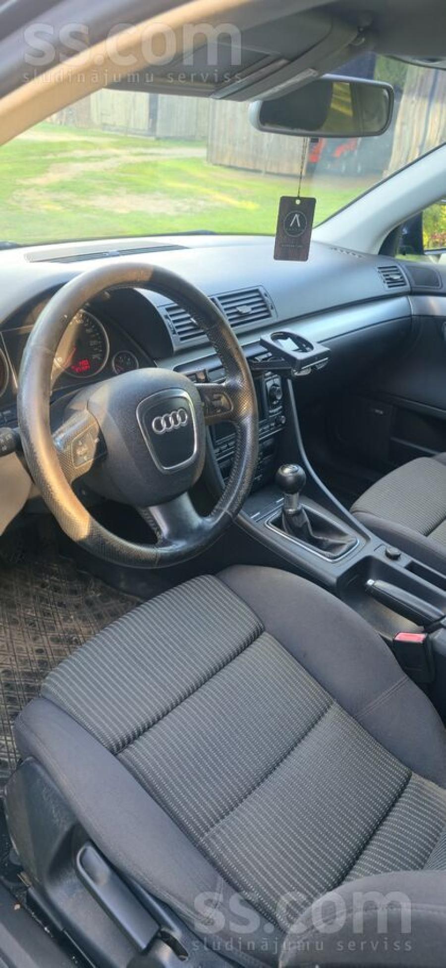 Blue Audi A4 2006 in Kuldiga, with an engine capacity of 1.90 L and mileage of 271 thousand km for 1350 €, photo 5 on AUTOMOTO.COM.LV