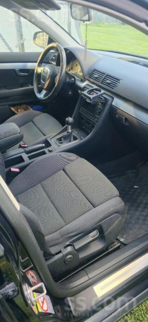 Blue Audi A4 2006 in Kuldiga, with an engine capacity of 1.90 L and mileage of 271 thousand km for 1350 €, photo 8 on AUTOMOTO.COM.LV