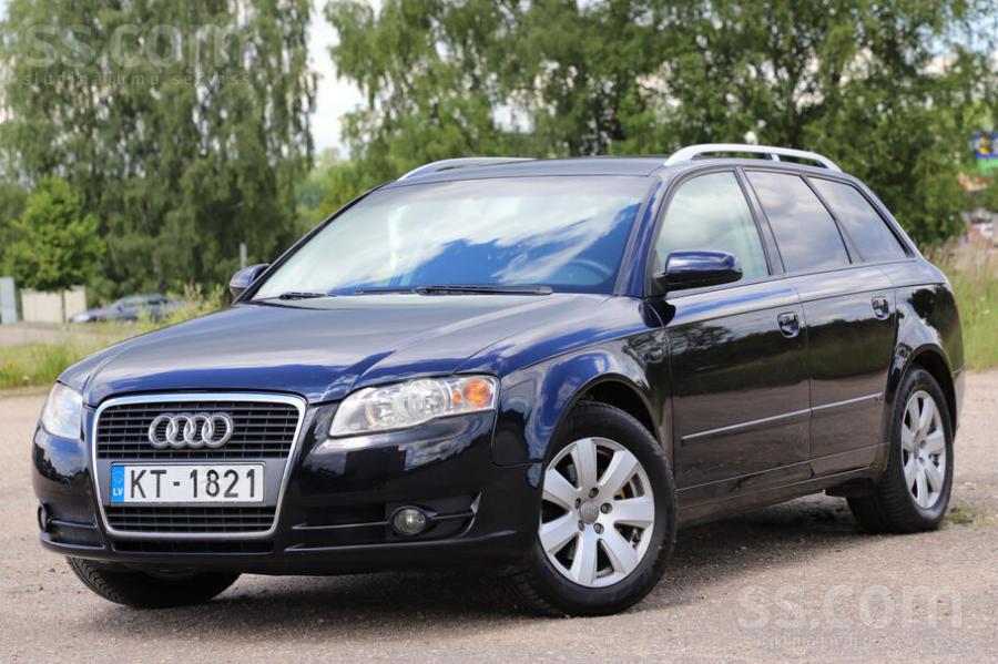 Blue Audi A4 2006 in Tukums, with an engine capacity of 1.90 L and mileage of 271 thousand km for 3990 €, photo 1 on AUTOMOTO.COM.LV