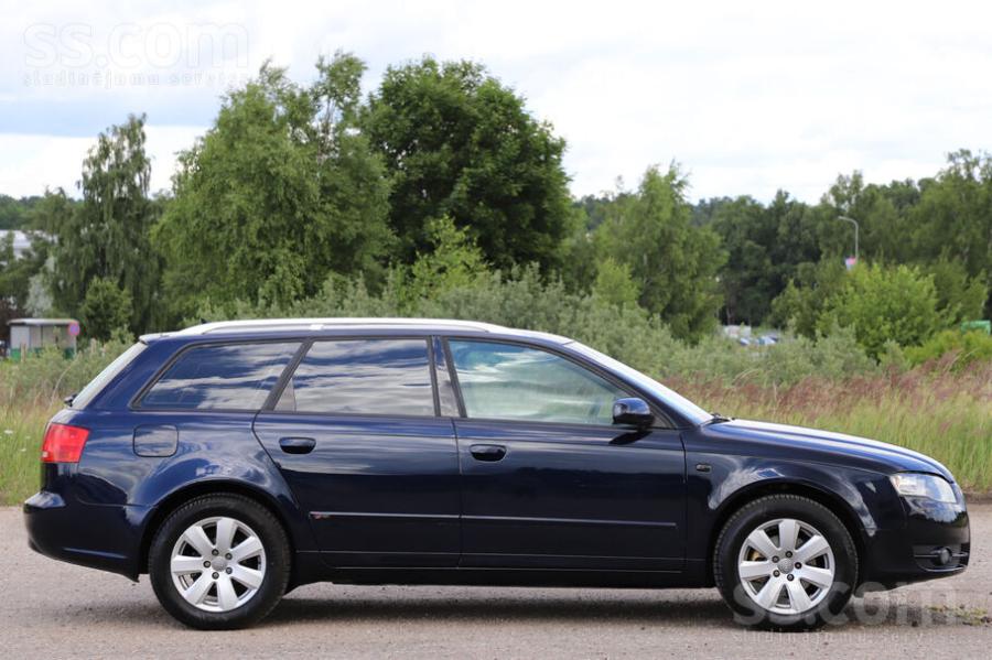 Blue Audi A4 2006 in Tukums, with an engine capacity of 1.90 L and mileage of 271 thousand km for 3990 €, photo 6 on AUTOMOTO.COM.LV