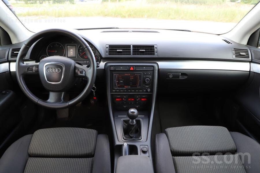 Blue Audi A4 2006 in Tukums, with an engine capacity of 1.90 L and mileage of 271 thousand km for 3990 €, photo 9 on AUTOMOTO.COM.LV
