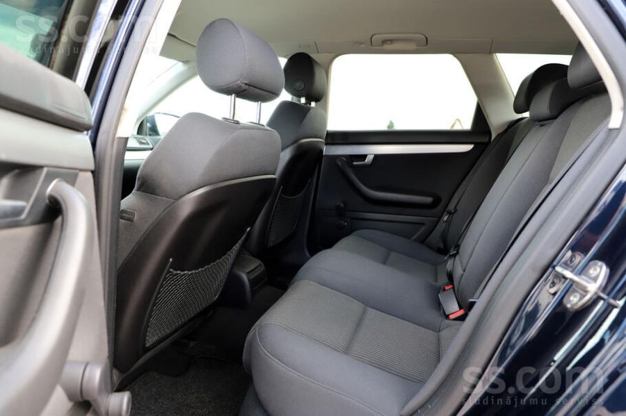 Blue Audi A4 2006 in Tukums, with an engine capacity of 1.90 L and mileage of 271 thousand km for 3990 €, photo 11 on AUTOMOTO.COM.LV