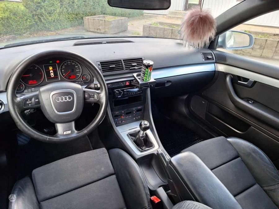 Blue Audi A4 2006 in Kelme, with an engine capacity of 2.00 L and mileage of 342 thousand km for 2750 €, photo 7 on AUTOMOTO.COM.LV