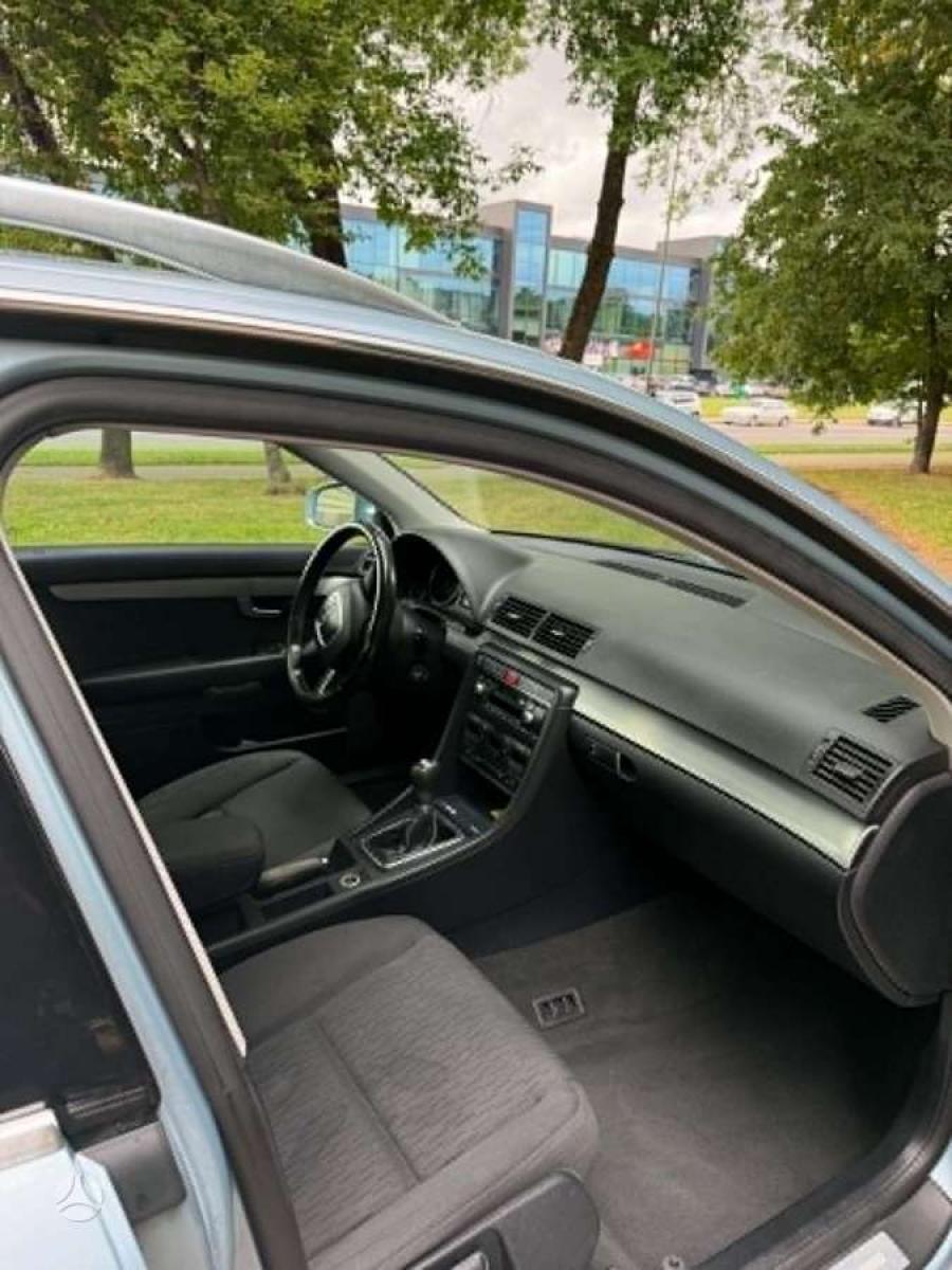 Blue Audi A4 2006 in Kaunas, with an engine capacity of 1.97 L and mileage of 350 thousand km for 1500 €, photo 8 on AUTOMOTO.COM.LV