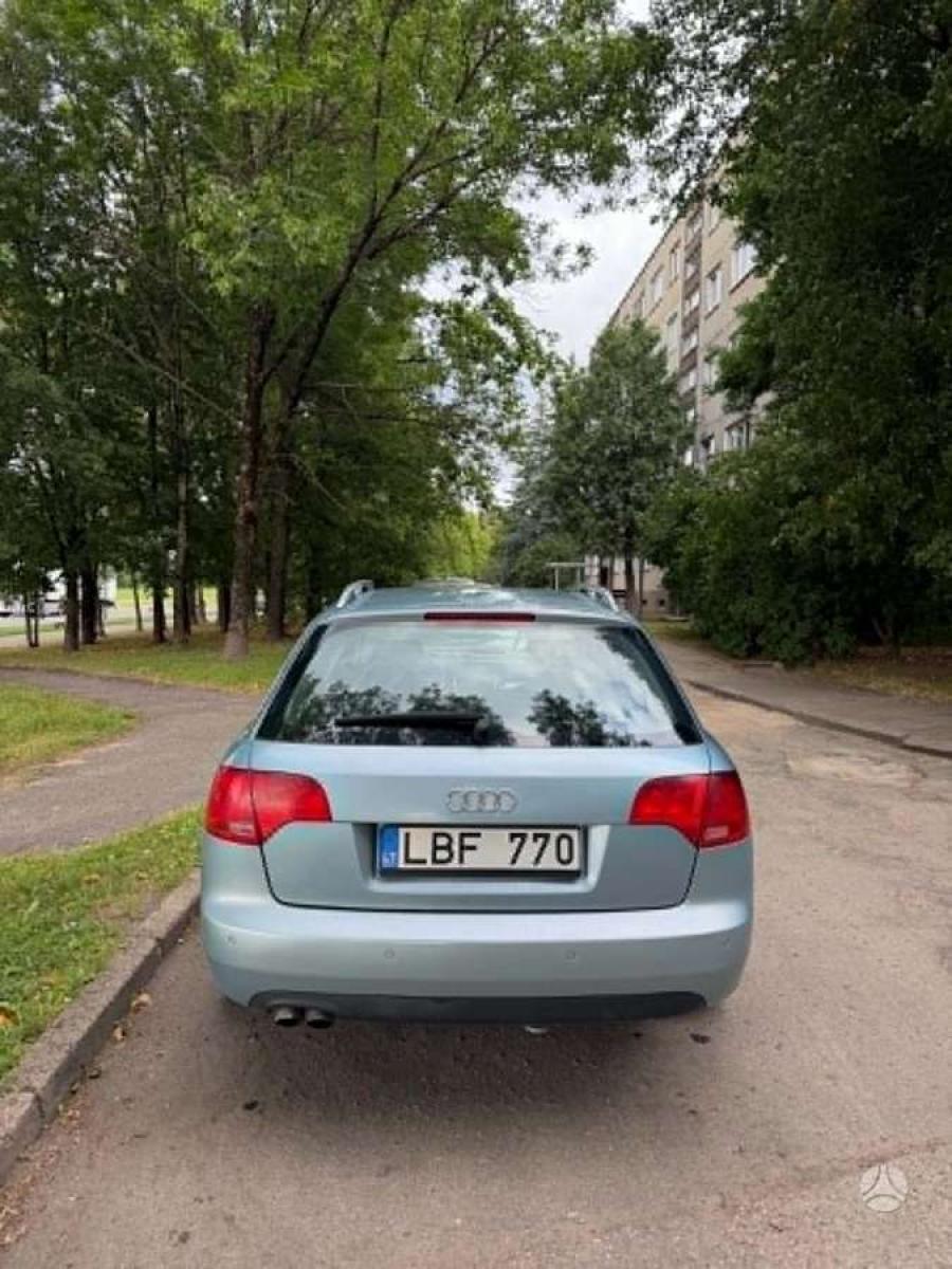 Blue Audi A4 2006 in Kaunas, with an engine capacity of 1.97 L and mileage of 350 thousand km for 1500 €, photo 10 on AUTOMOTO.COM.LV