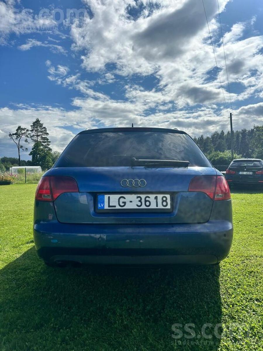 Blue Audi A4 2006 in Riga, with an engine capacity of 2.00 L and mileage of 426 thousand km for 2900 €, photo 6 on AUTOMOTO.COM.LV